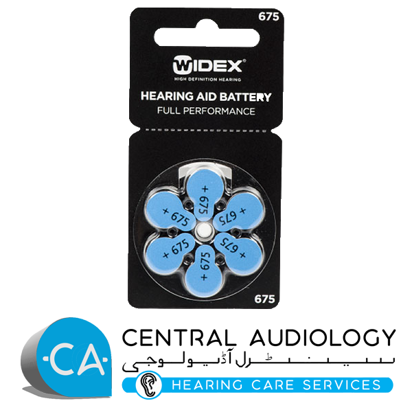 Widex Size 675 Hearing Aid Batteries | Central Audiology